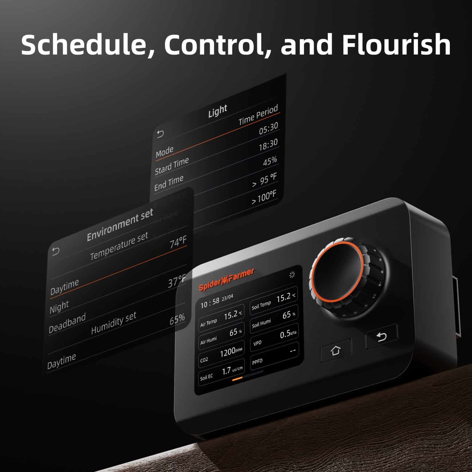 2025 Spider Farmer GGS Grow Tent Climate Controller Kits: Temperature ...